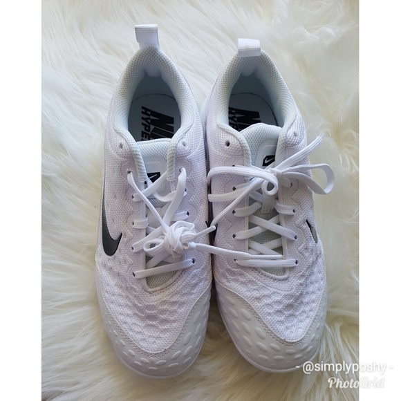 Nike | Shoes | Nike 8564931 Hyperdiamond 2 Pro White Softball | Poshmark